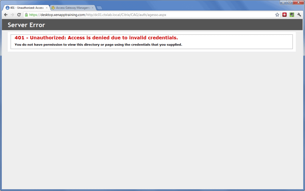 Citrix Access Gateway Configure Failover Xenappblog