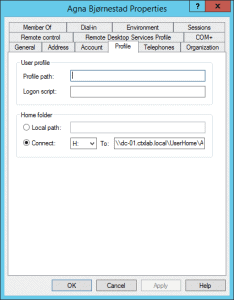Create Active Directory Users with Home Folder - xenappblog