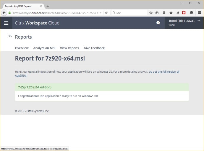 Gettings Started With Citrix AppDNA and AppDisk